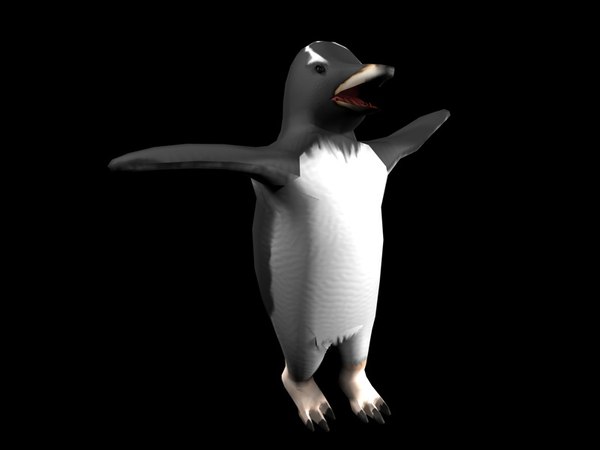 3d model penguin