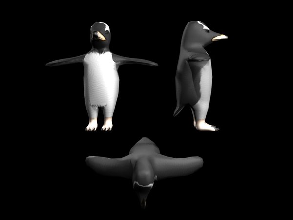 3d model penguin