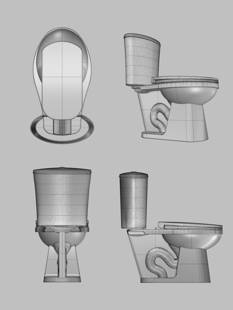 Toilet Wc 3D Model - TurboSquid 1481318
