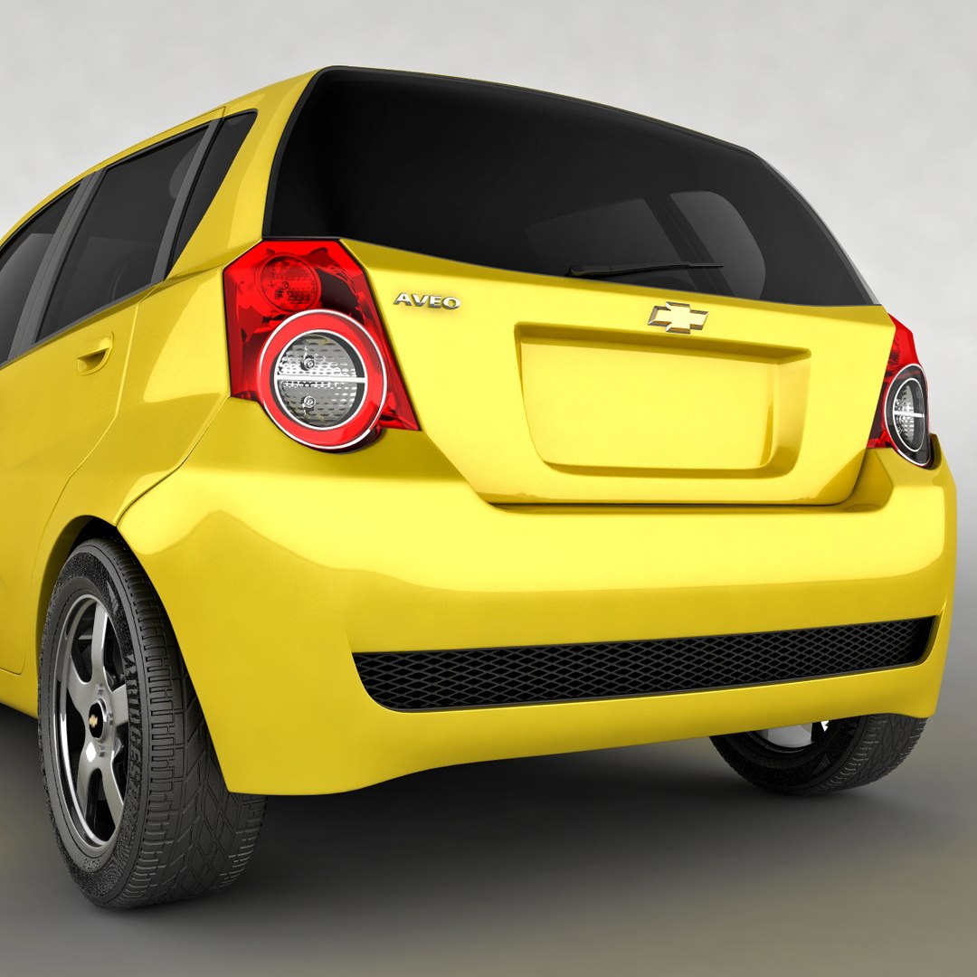 Chevrolet Aveo 3d Model