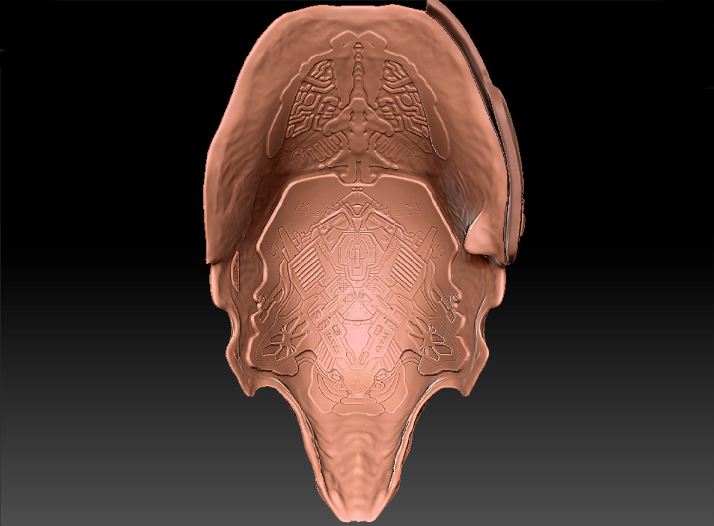 FERAL HELMET 3D MODEL PRINTABLE - STL - FBX - MAX - BLEND 3D Model ...