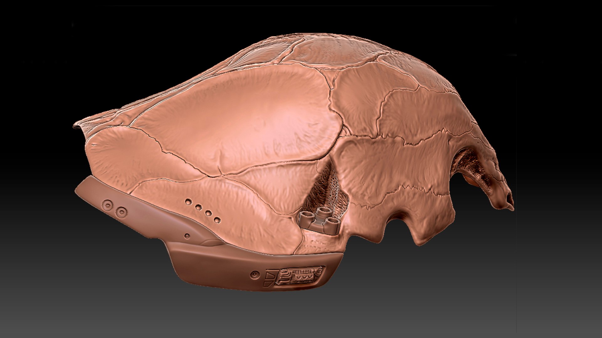 FERAL HELMET 3D MODEL PRINTABLE - STL - FBX - MAX - BLEND 3D Model ...
