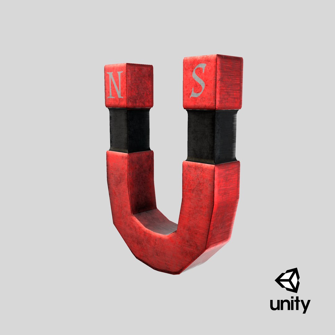 Free Stylized Magnet - Red 3D - TurboSquid 1962104