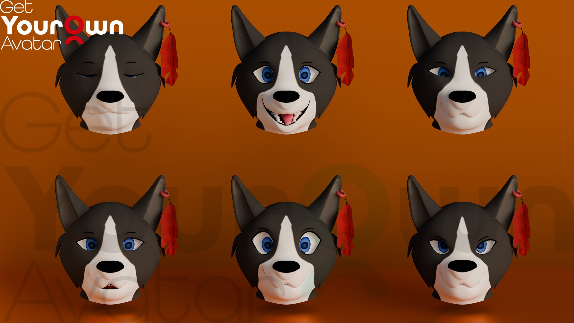 Shadowpaws Nova A 3D Cartoon Dog Avatar Model - TurboSquid 2413731