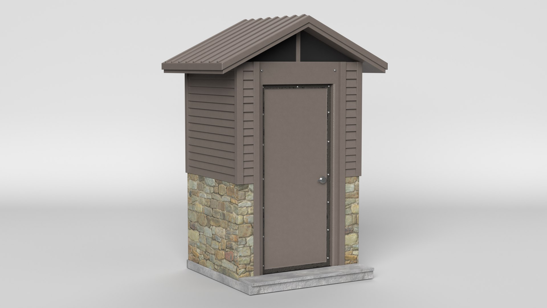 야외 화장실 2 3D 모델 - TurboSquid 1648925