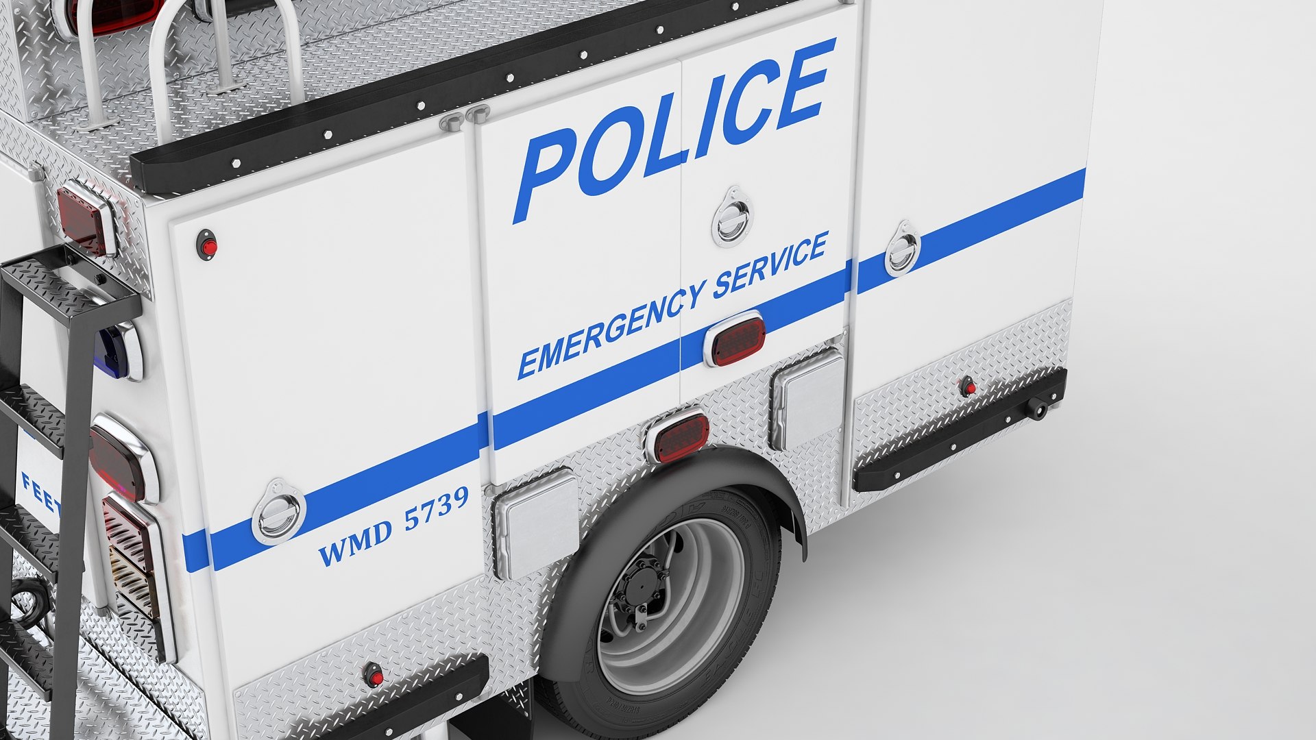 Police Emergency Service Model - TurboSquid 1662313