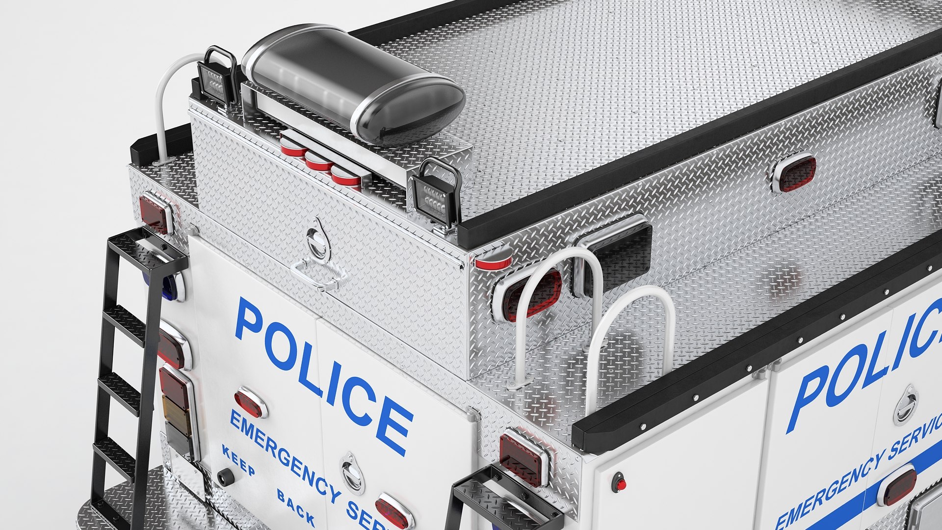 Police Emergency Service Model - TurboSquid 1662313