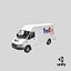 Mercedes Sprinter Fedex 3d 3ds