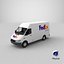 Mercedes Sprinter Fedex 3d 3ds