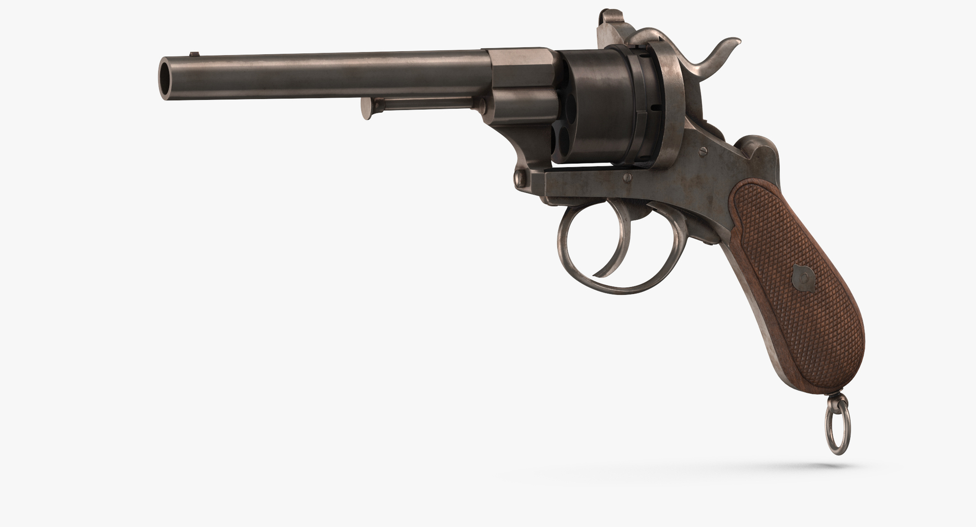 Old Revolver Model - TurboSquid 1257254