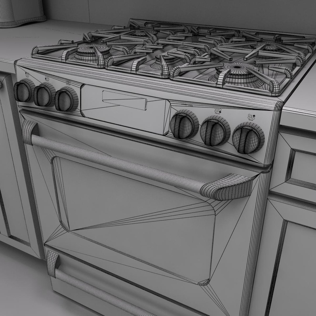 3d Max Kitchen Scene