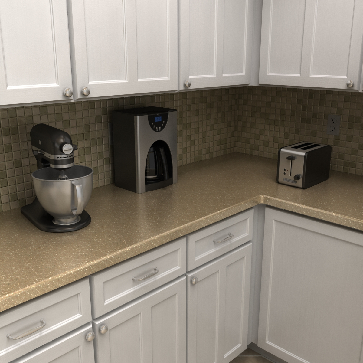 3d max kitchen scene