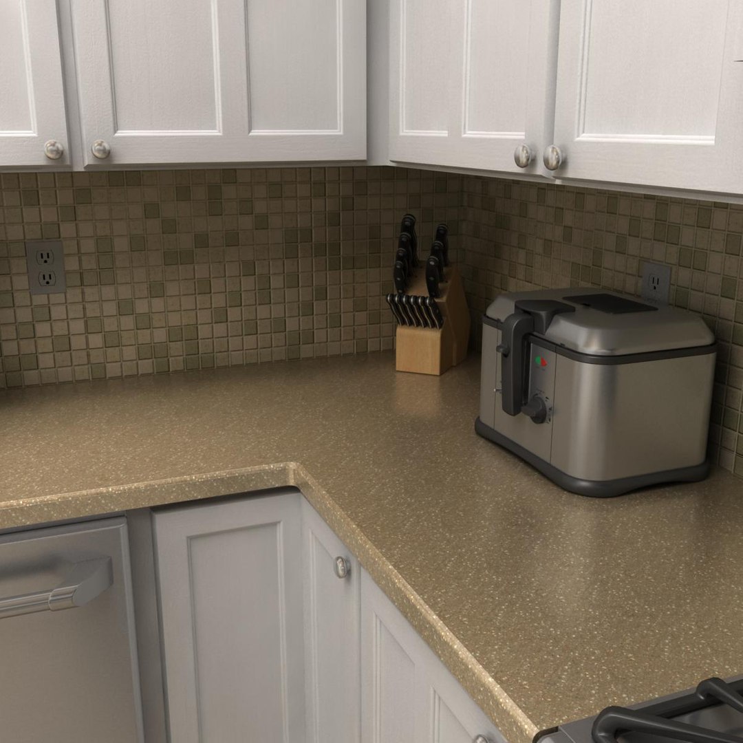 3d Max Kitchen Scene