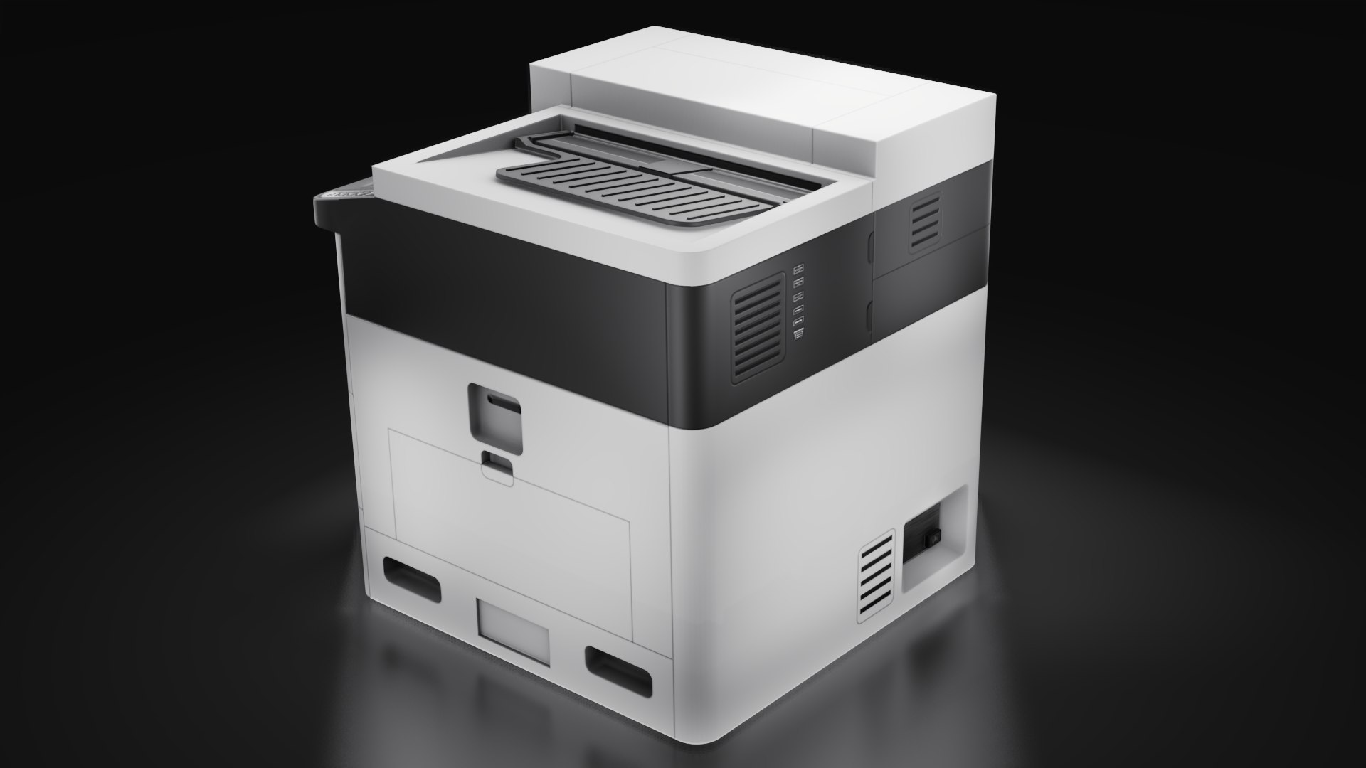 Office Printer 3D Model - TurboSquid 1466161