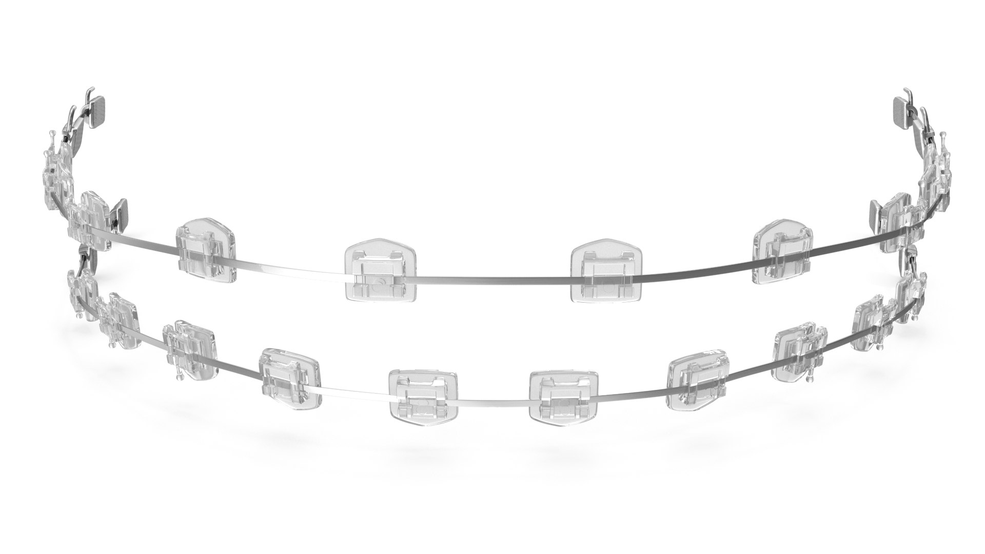Self Ligating Transparent Dental Braces V02 3D model - TurboSquid 2170240