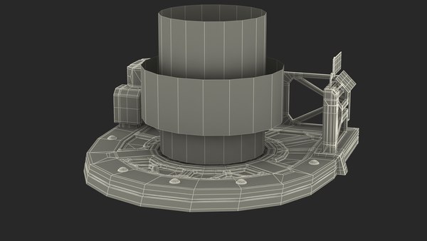 3D model sci fi operating teleport - TurboSquid 1633931