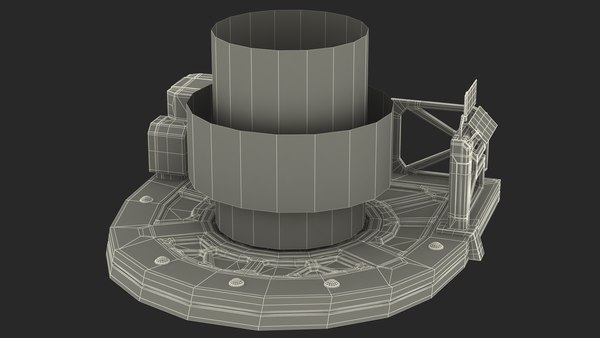 3D model sci fi operating teleport - TurboSquid 1633931