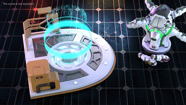 3D model sci fi operating teleport - TurboSquid 1633931
