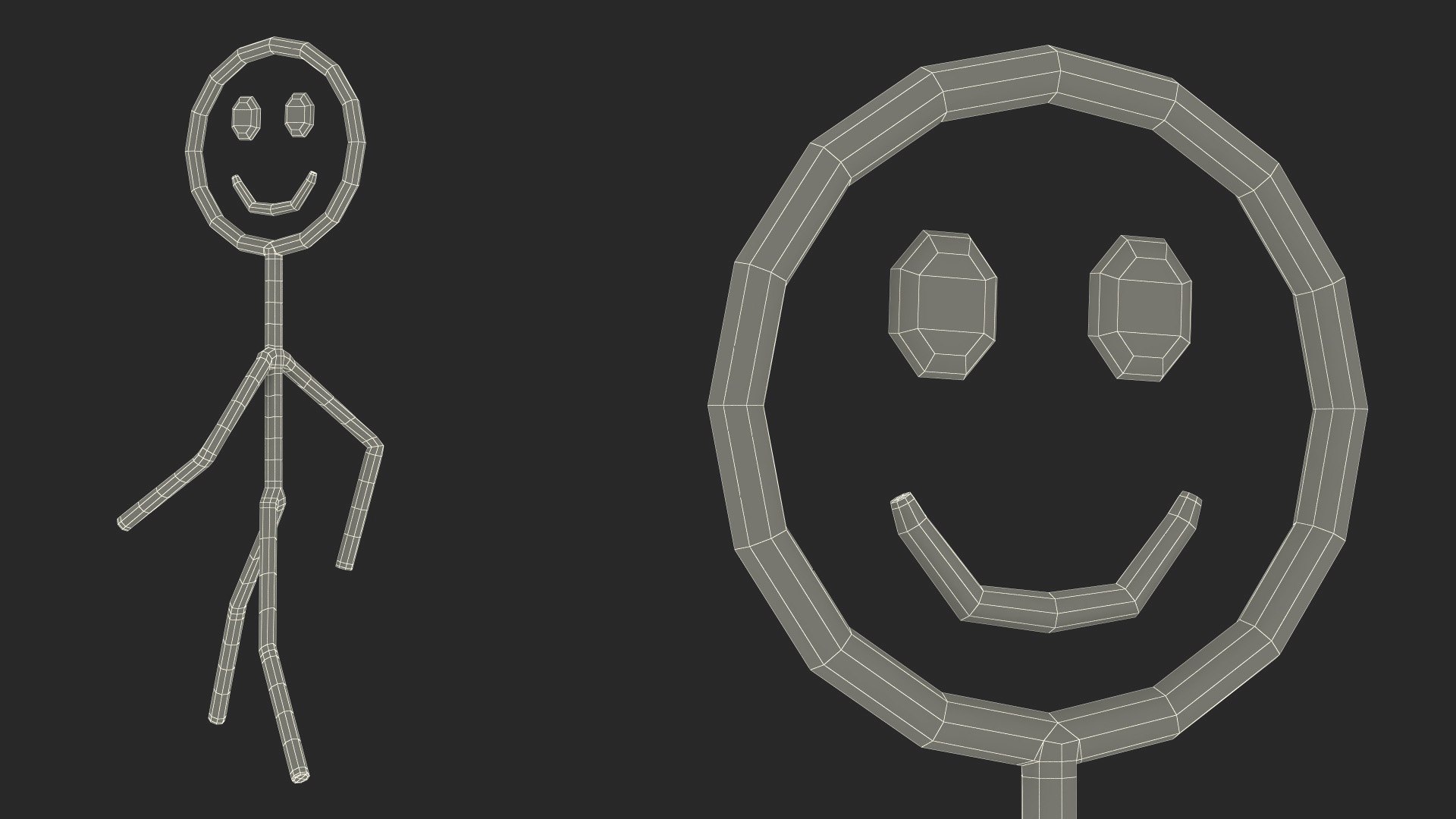 3D Blue Stickman Walking Pose model - TurboSquid 2086200