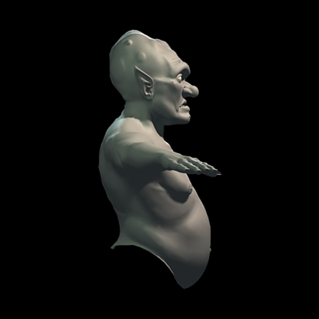 3d Model Of Realistic Ogre