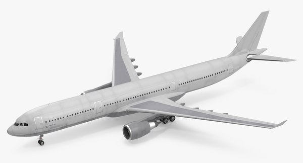modelo 3d Avión de pasajeros Airbus A330-300 Genérico - TurboSquid 1234467