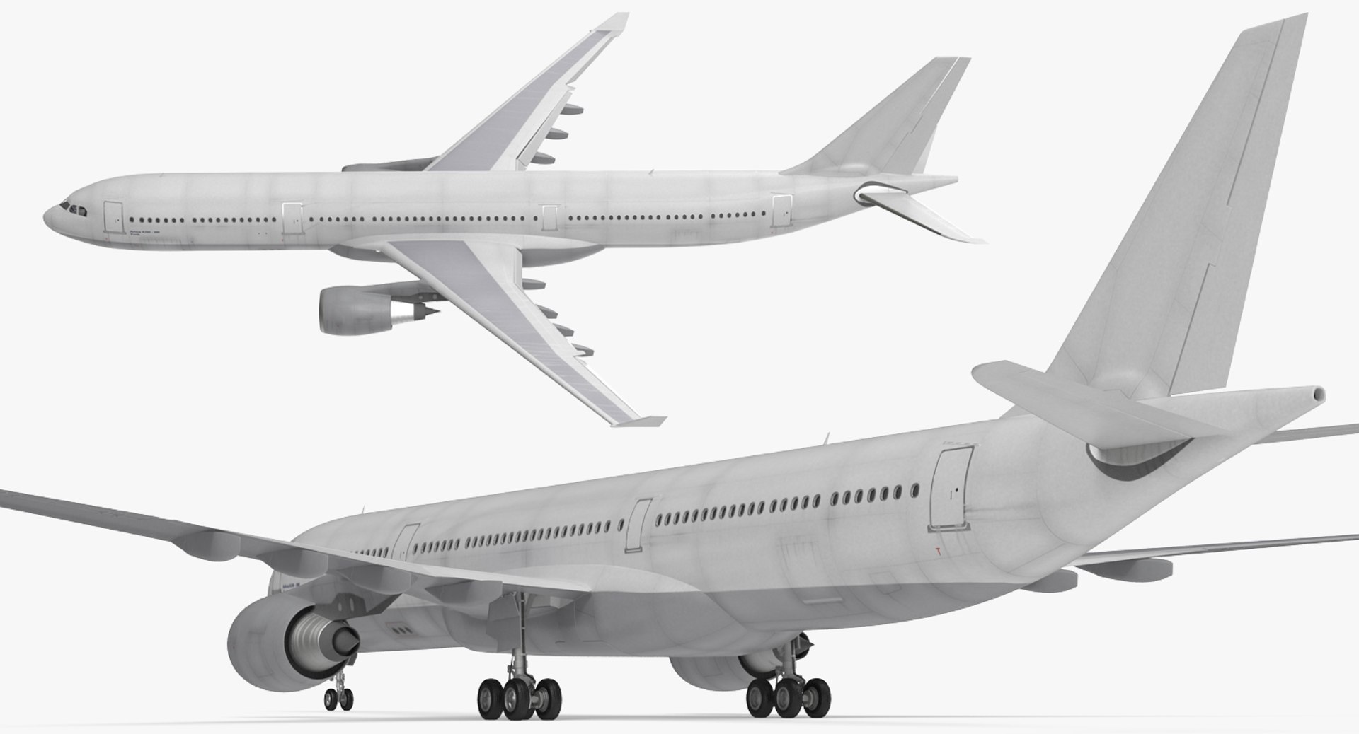 3D Jet Airliner Airbus A330-300 Model - TurboSquid 1234467