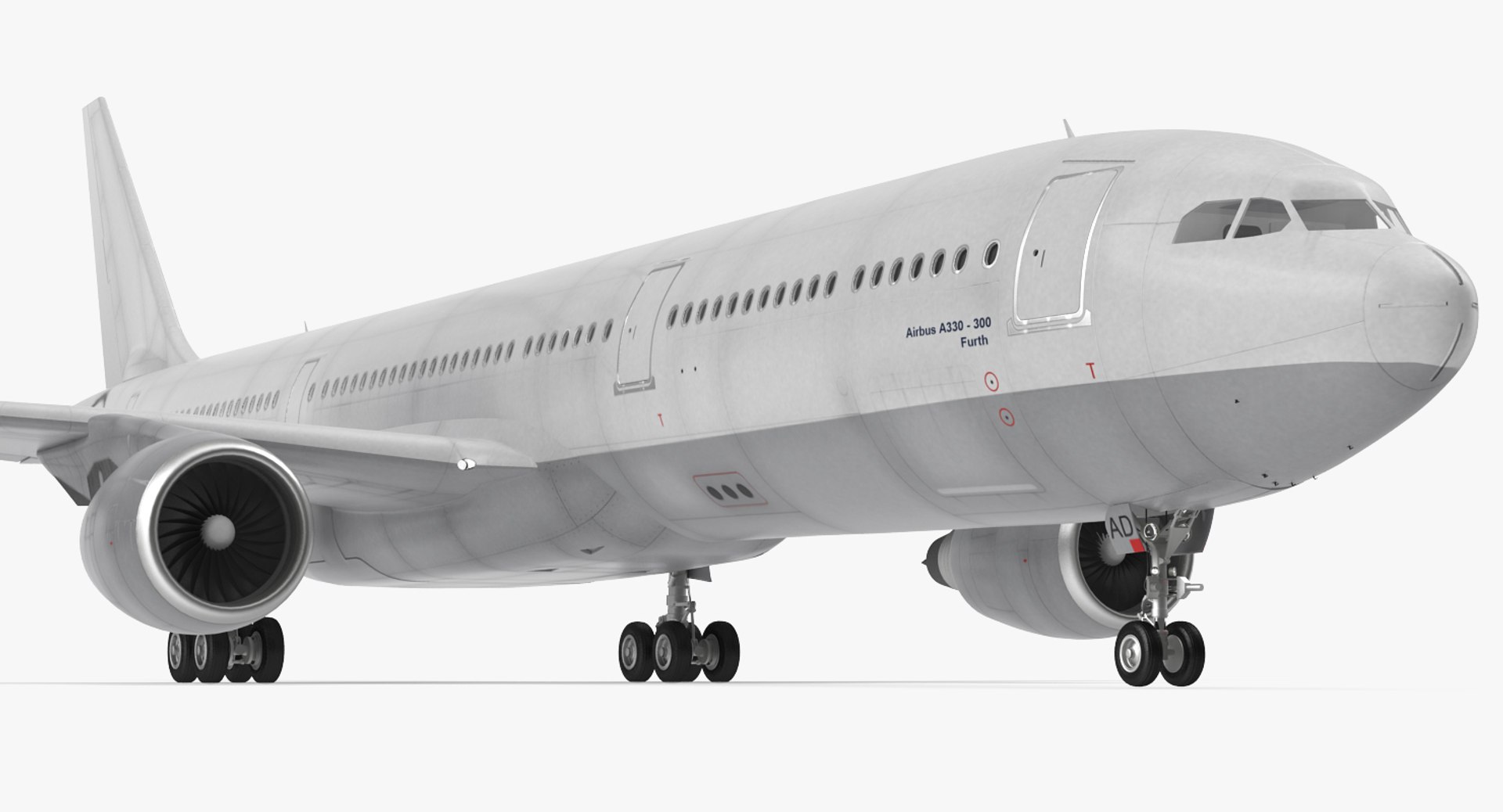 3D Jet Airliner Airbus A330-300 Model - TurboSquid 1234467