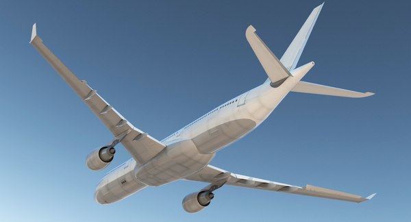 modelo 3d Avión de pasajeros Airbus A330-300 Genérico - TurboSquid 1234467