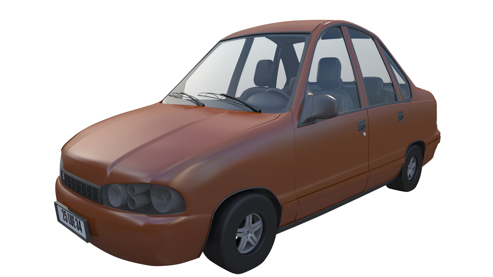 3D model cartoon car - TurboSquid 1364831