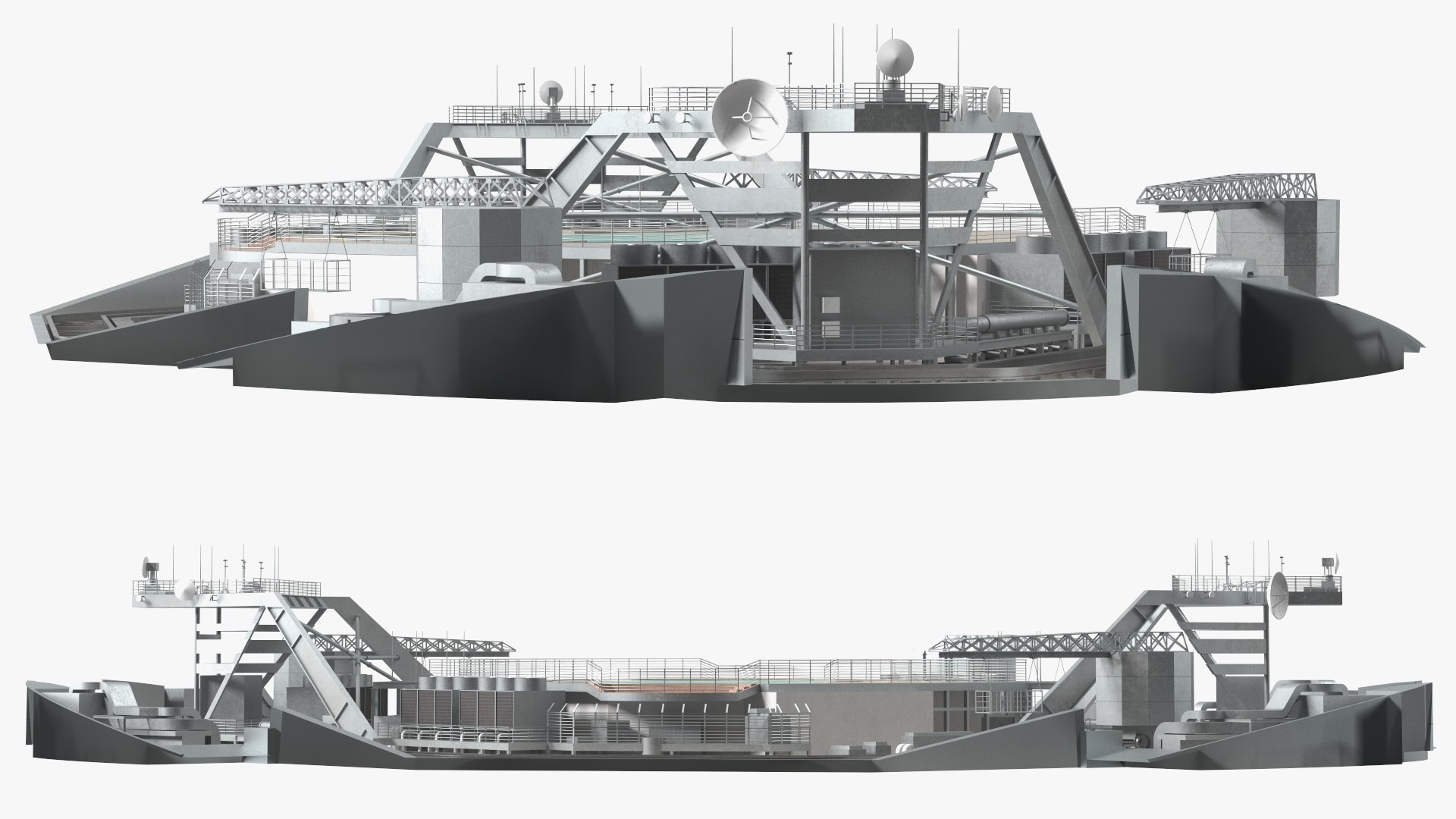 Rooftop Helipad 3D Model - TurboSquid 1878029