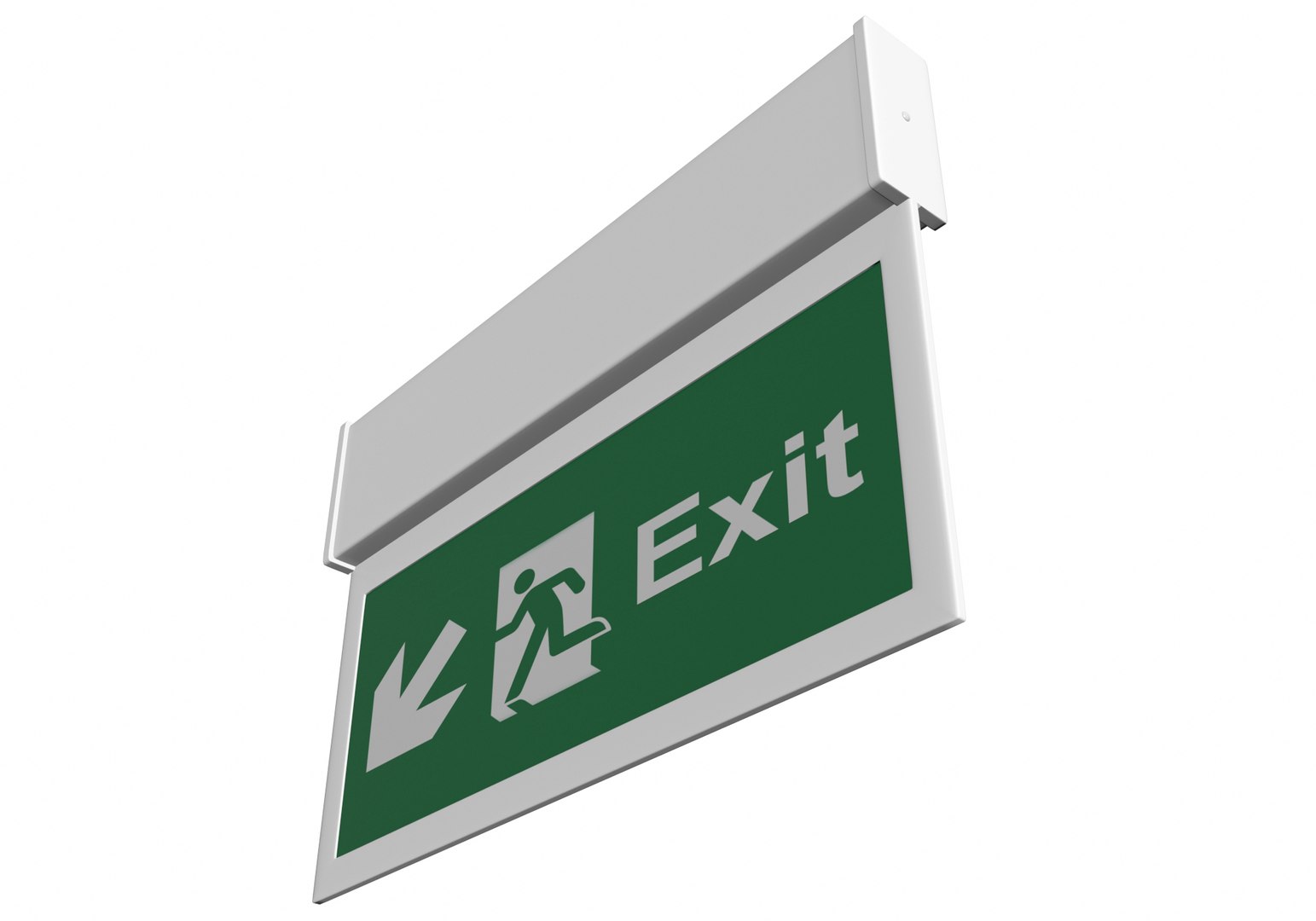 Exit Sign 3D Model - TurboSquid 1724267