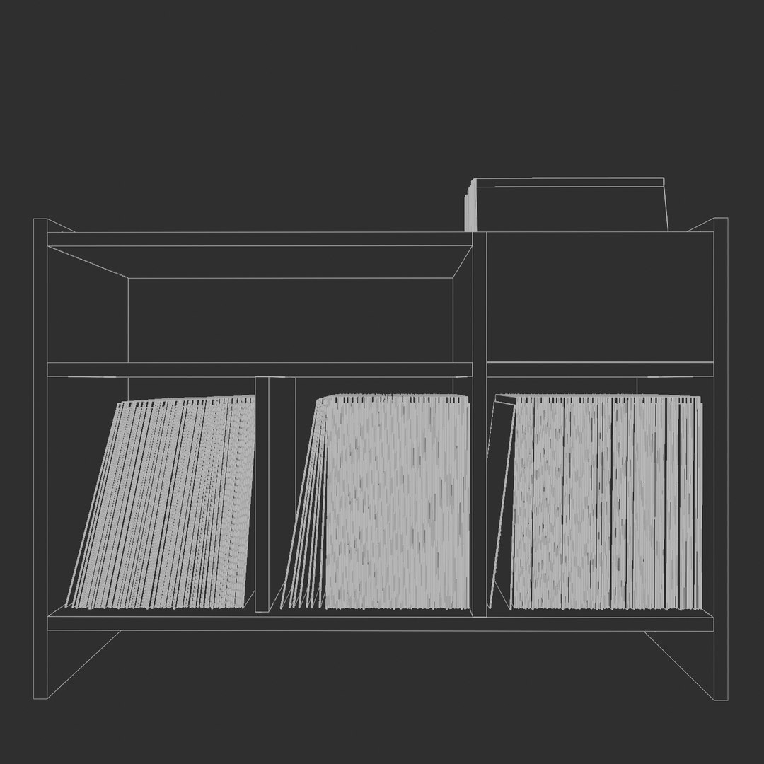 3D Vinyl Storage Model - TurboSquid 1675903