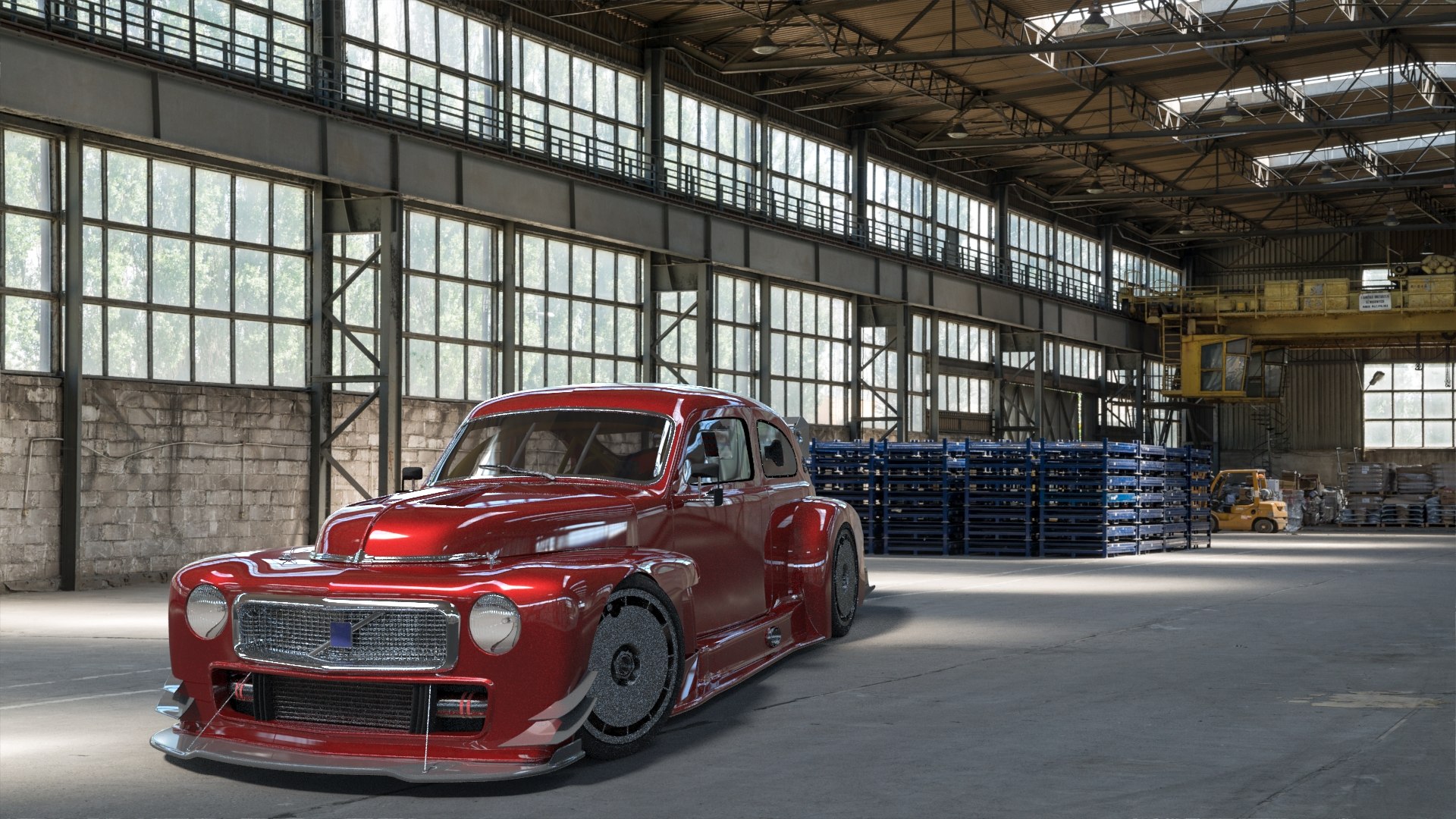 3D Volvo Pv 544 GT3 Raacecar - TurboSquid 1980058