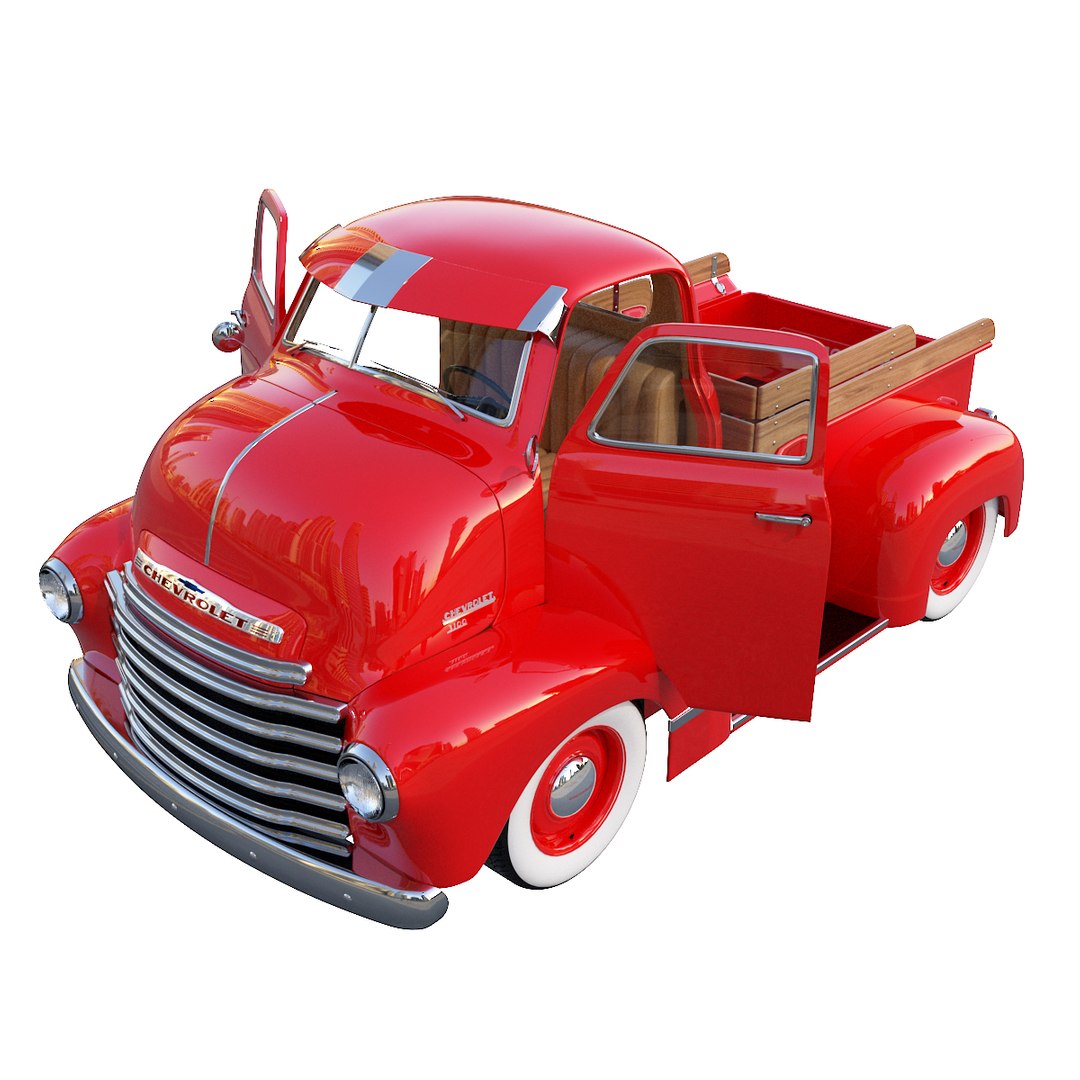 3d Model Of Customized Chevy Truck C