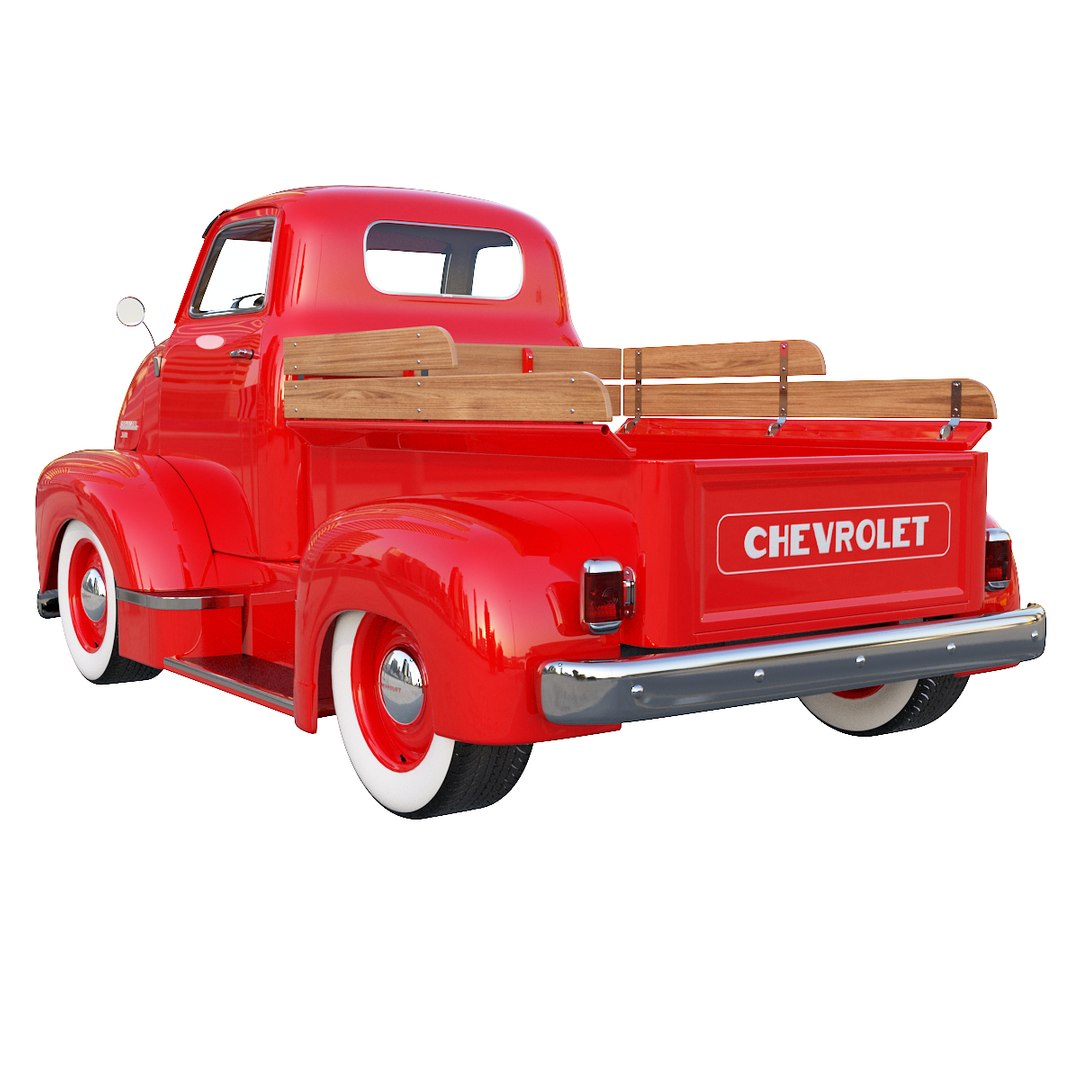 3d Model Of Customized Chevy Truck C