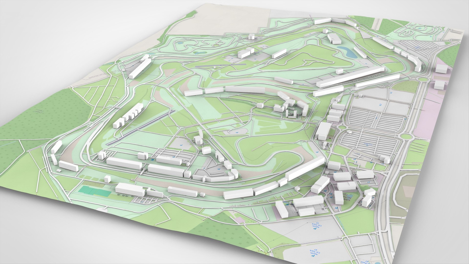 3D Silverstone Circuit Northamptonshire UK - TurboSquid 2167958