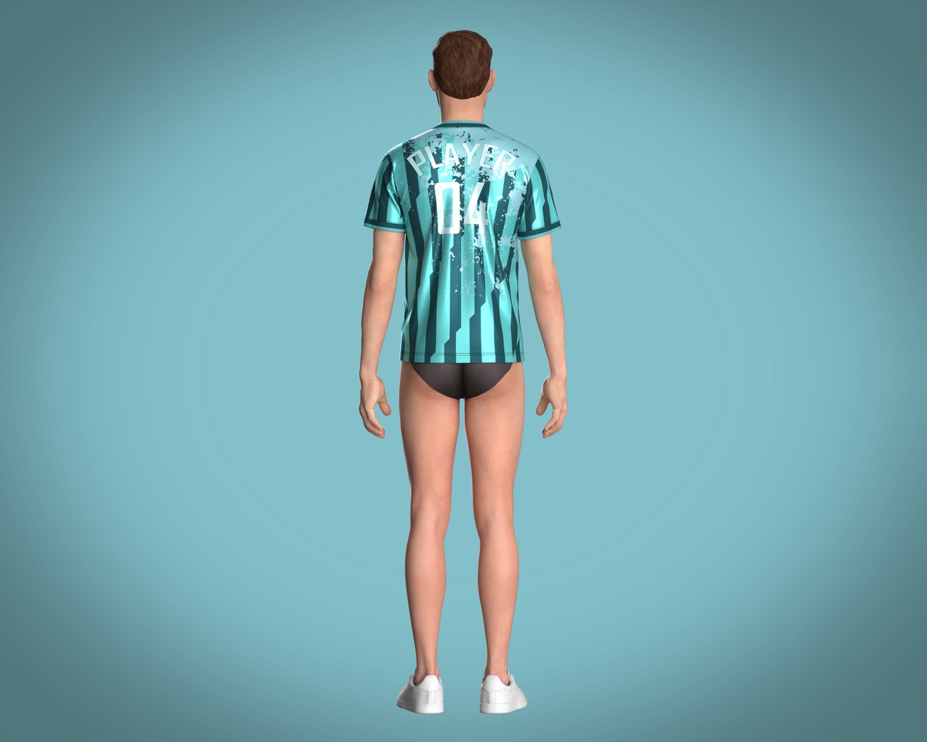 3D Soccer Football Sports Jersey-04 Model - TurboSquid 1973477