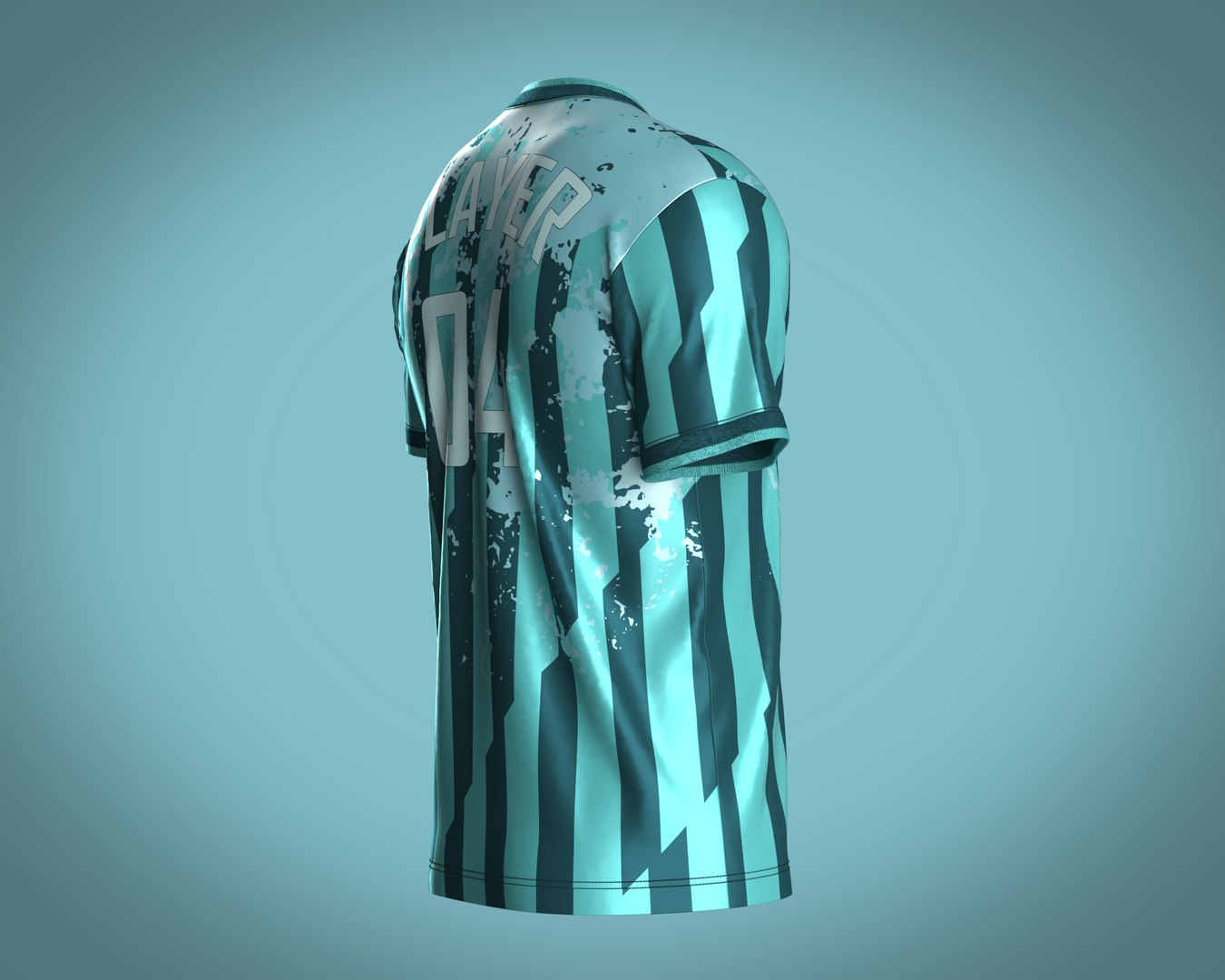 3D Soccer Football Sports Jersey-04 Model - TurboSquid 1973477