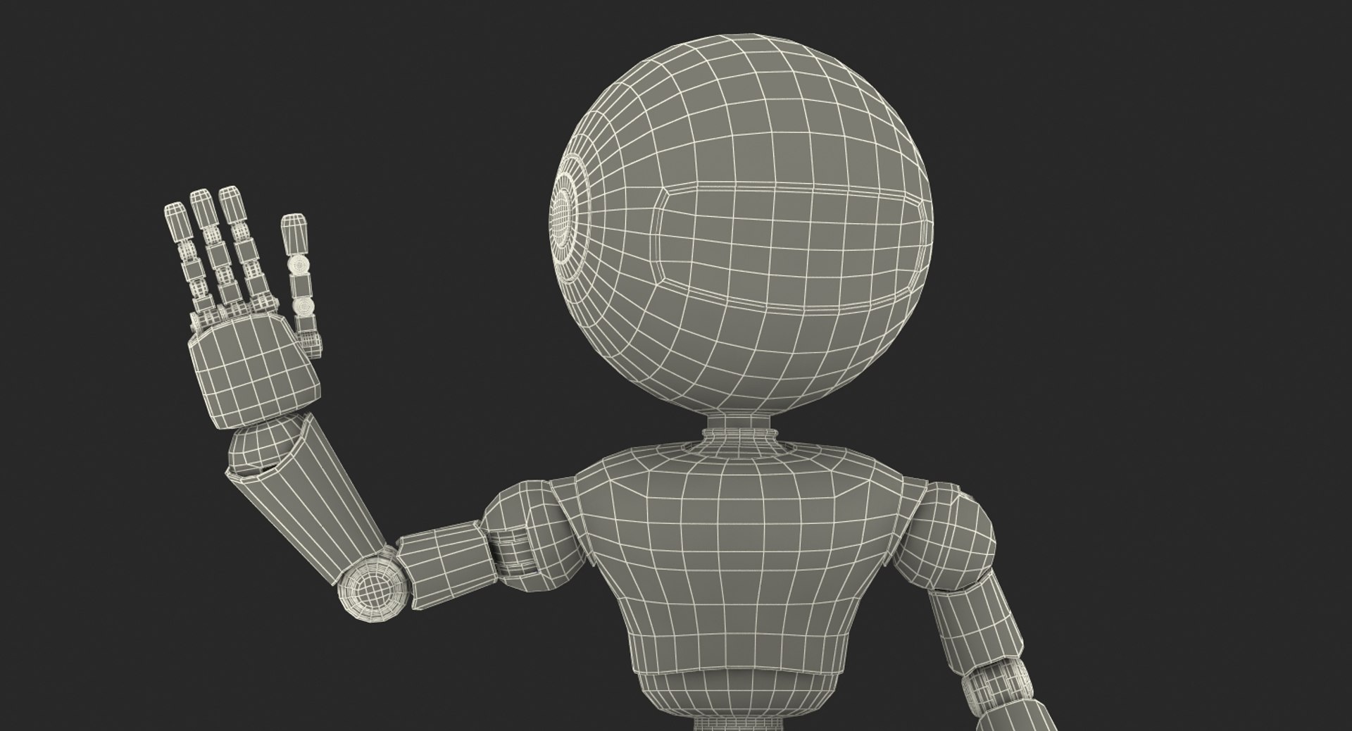 3D White Robot Model - TurboSquid 1159560
