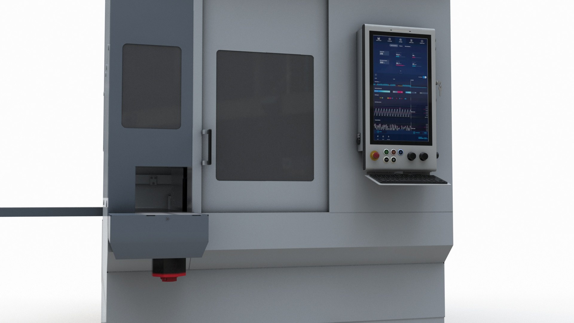 3D CNC Machine 4 - TurboSquid 2389537