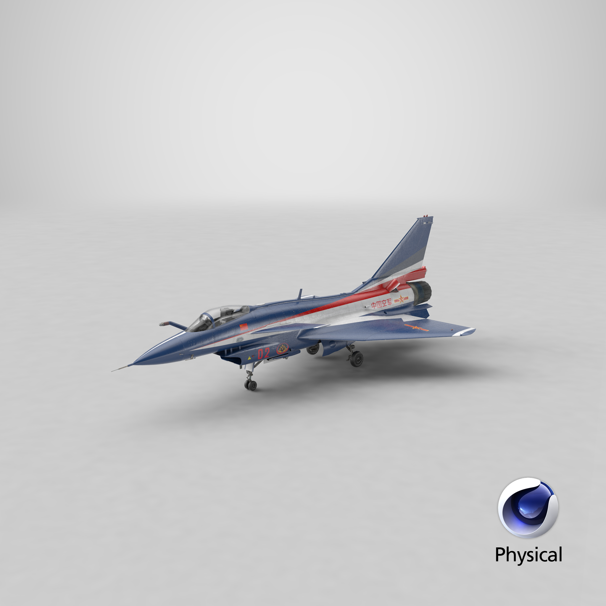 3D PLAAF J10 Vigorous Dragon Aerobatic Team model - TurboSquid 1792773