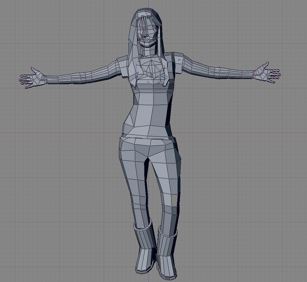 Female Girl Woman 3d Fbx