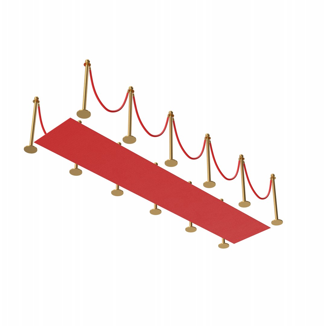 Red Carpet 3D Model - TurboSquid 2195237