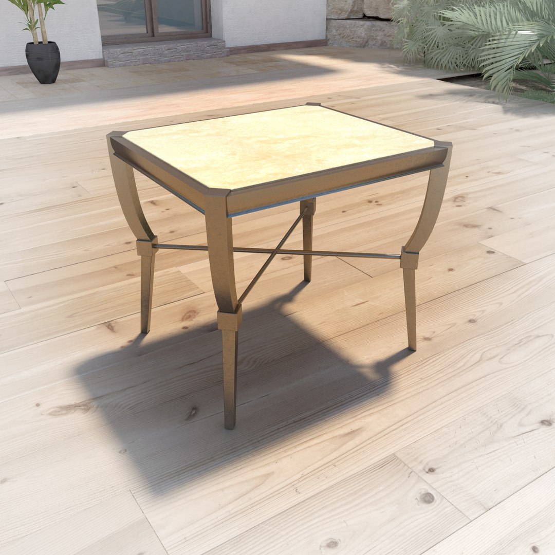 Outdoor Tables 3D Model - TurboSquid 1300167