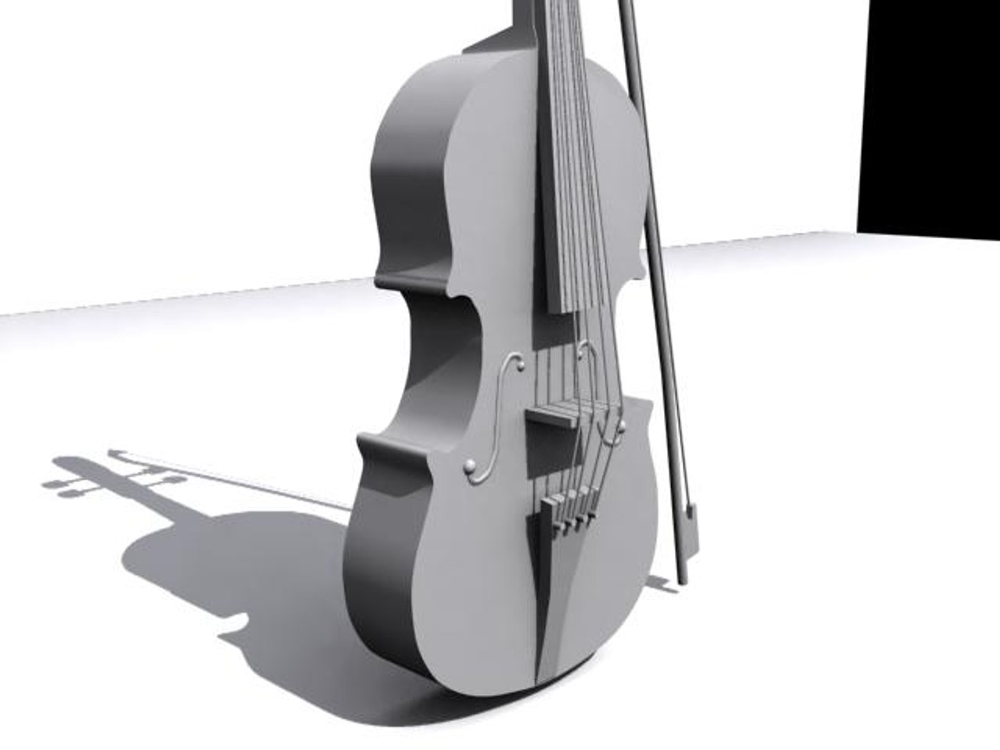 3d Model Violin