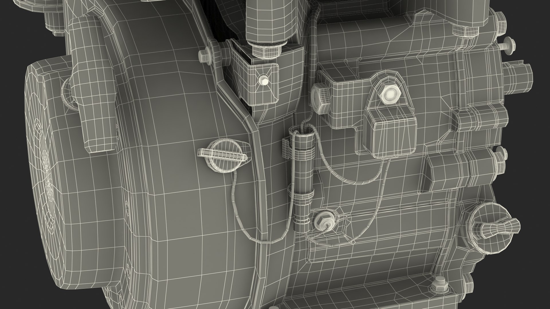 3D Horizontal Shaft Gas Engine Model - TurboSquid 1651263