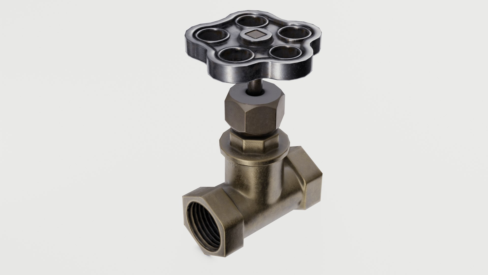 3D Old Gate Valve - TurboSquid 1659437