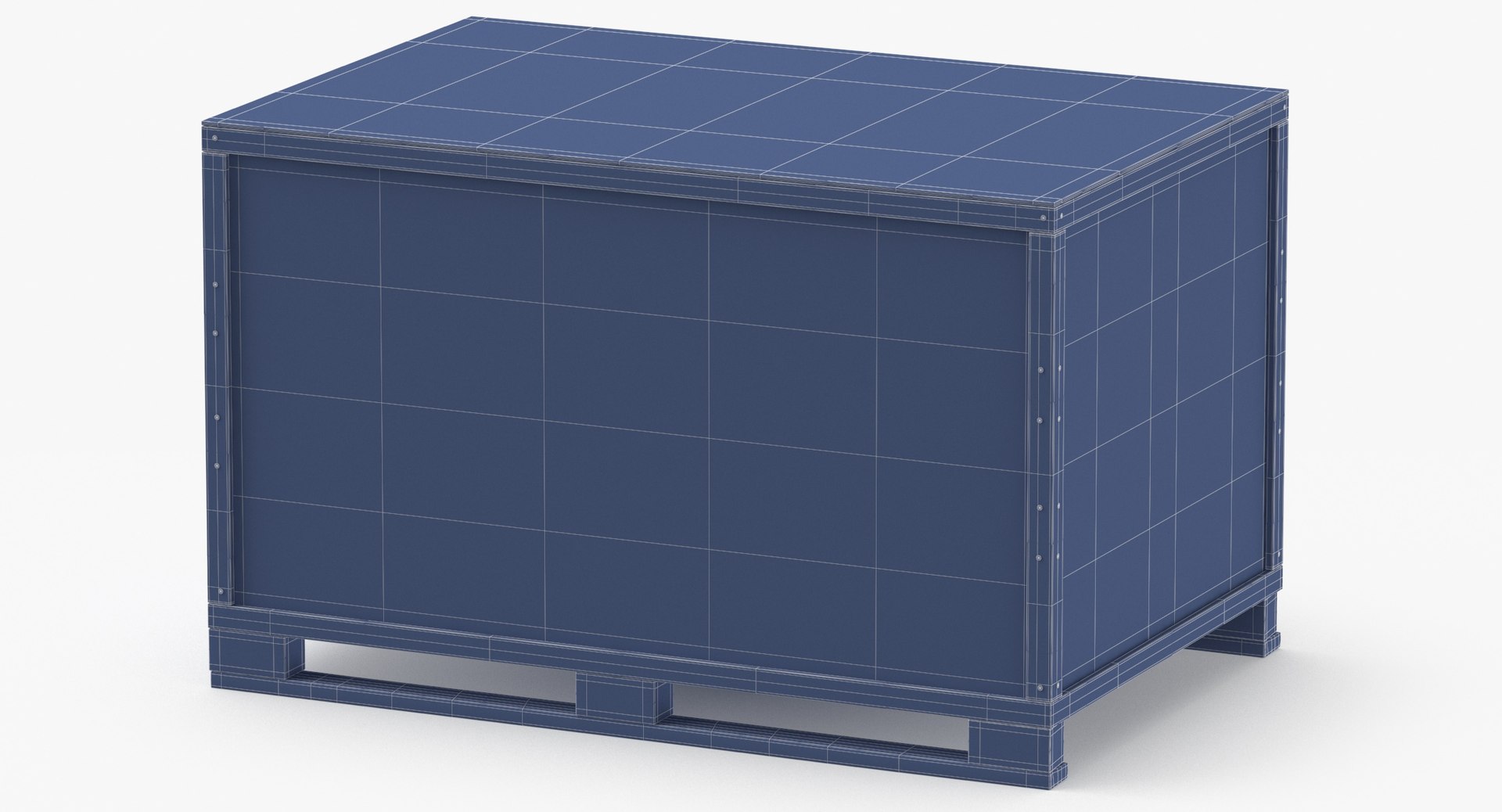 3D Cargo Wooden Crate 04 Model - TurboSquid 1969442