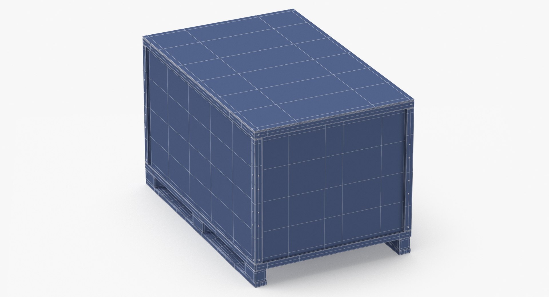 3D Cargo Wooden Crate 04 Model - TurboSquid 1969442