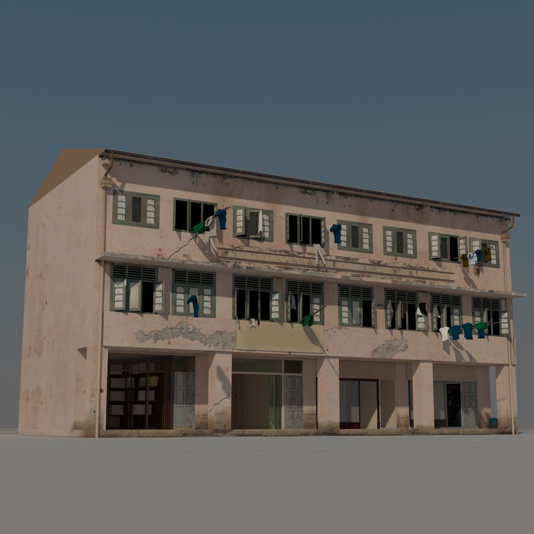 old building 3d max